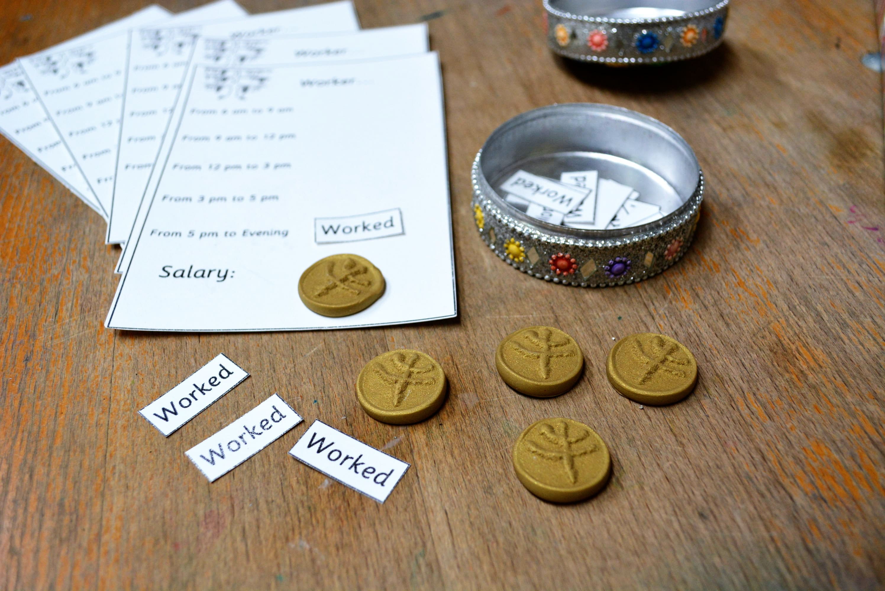 Denarius Clay Coins for Atrium Parable of the Workers - Etsy