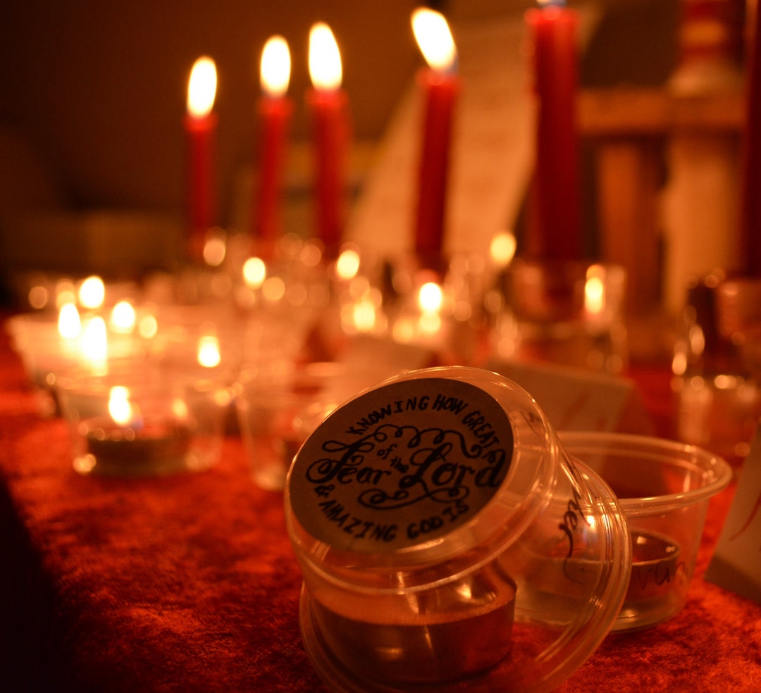 Gifts of the Holy Spirit Calligraphy for Round Stickers - Etsy