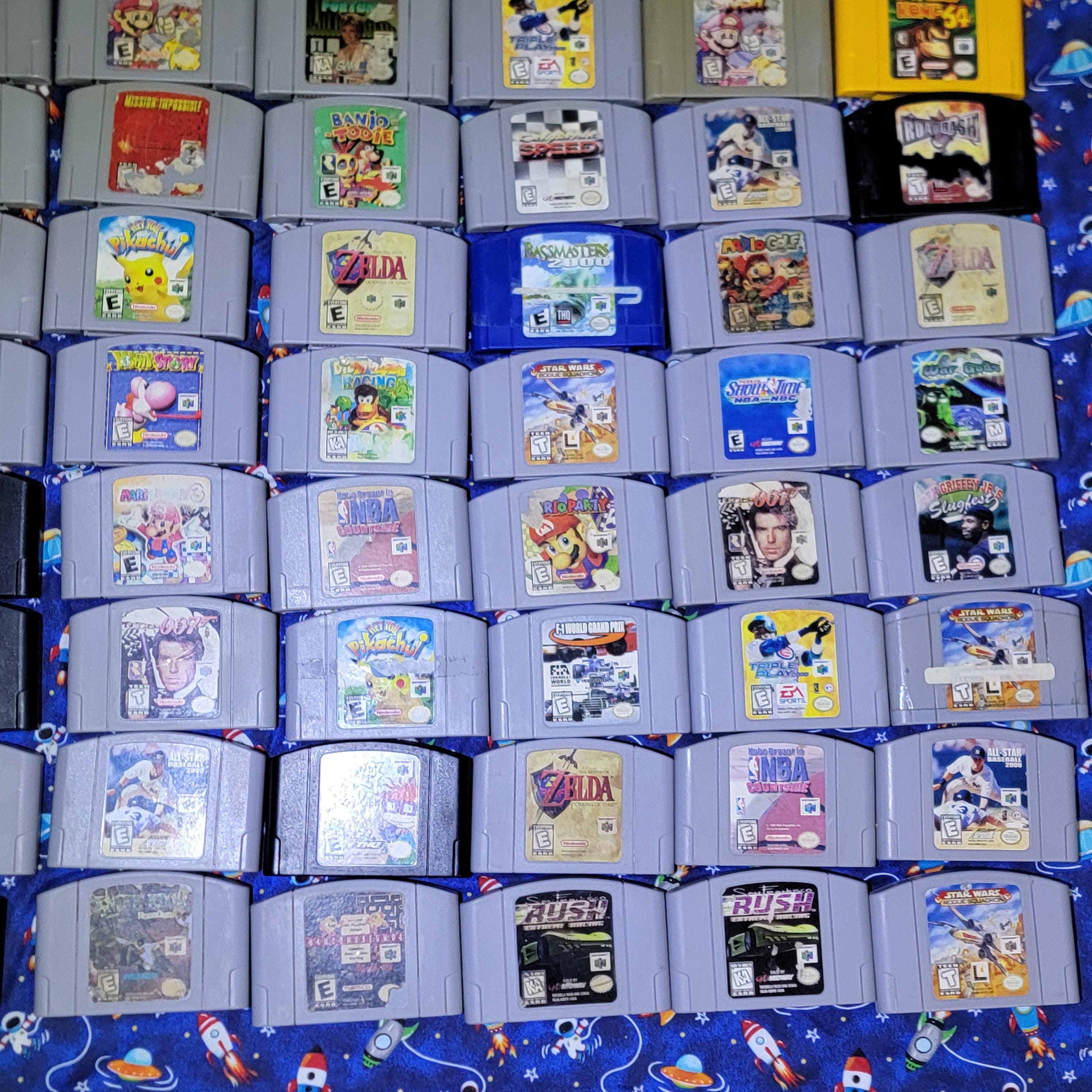 Authentic Nintendo N64 Nintendo 64 Games Polished Pins / Cleaned Tested ...