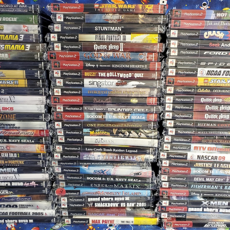 Sony Playstation 2 PS2 Games, Game Titles Boxed Polished Discs & Tested ...