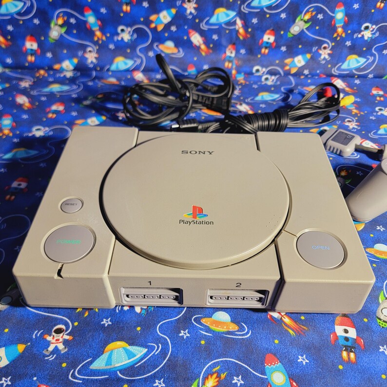 Sony Playstation 1 PS1 Console System Bundle - Cleaned, Tested / Works ...