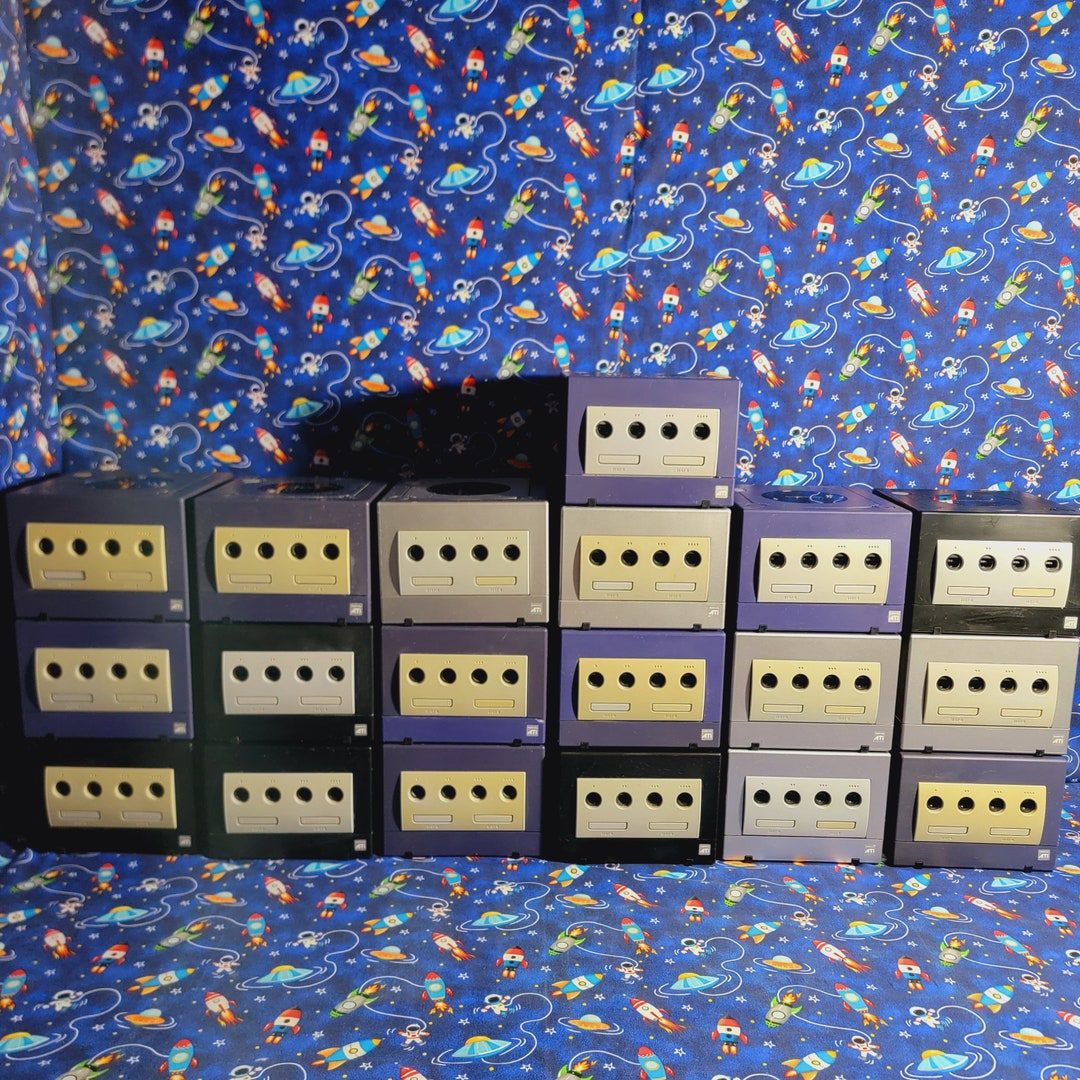 Nintendo Gamecube Consoles + Controls + Power Brick + Av Cable - Etsy