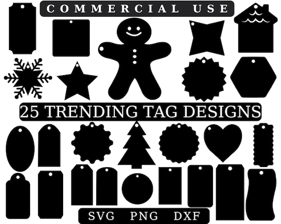Tag Label Svg Tag Svg Gift Tag Label Templates Gift Tag - Etsy