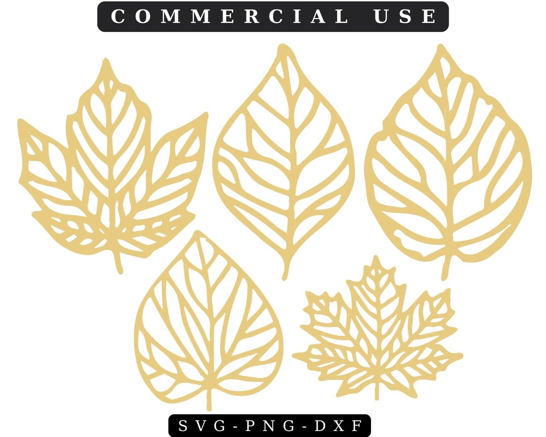 Fall Leaves Svg, Fall Svg, Fall Leaf Svg Bundle, Fall Png, Dxf, Clipart ...