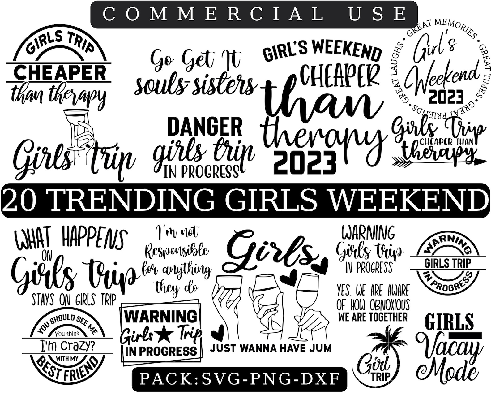 GIRLS WEEKEND SVG Girls Trip Shirts Svg Girls Trip Svg - Etsy