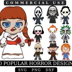 Horror SVG Bundle,horror Movies Clipart,halloween Svg,horror Png Shirt ...