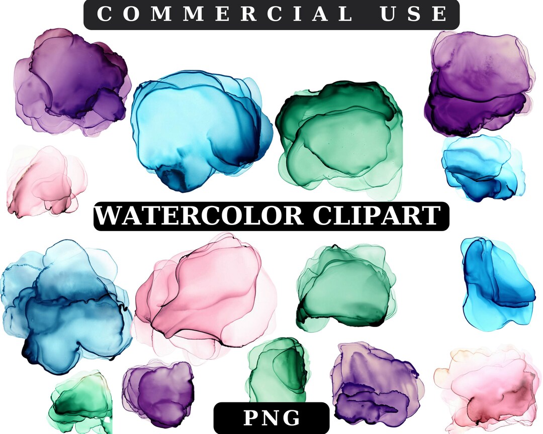 Watercolor Clipart Png,watercolor Splatter Clip Art,abstract Watercolor ...