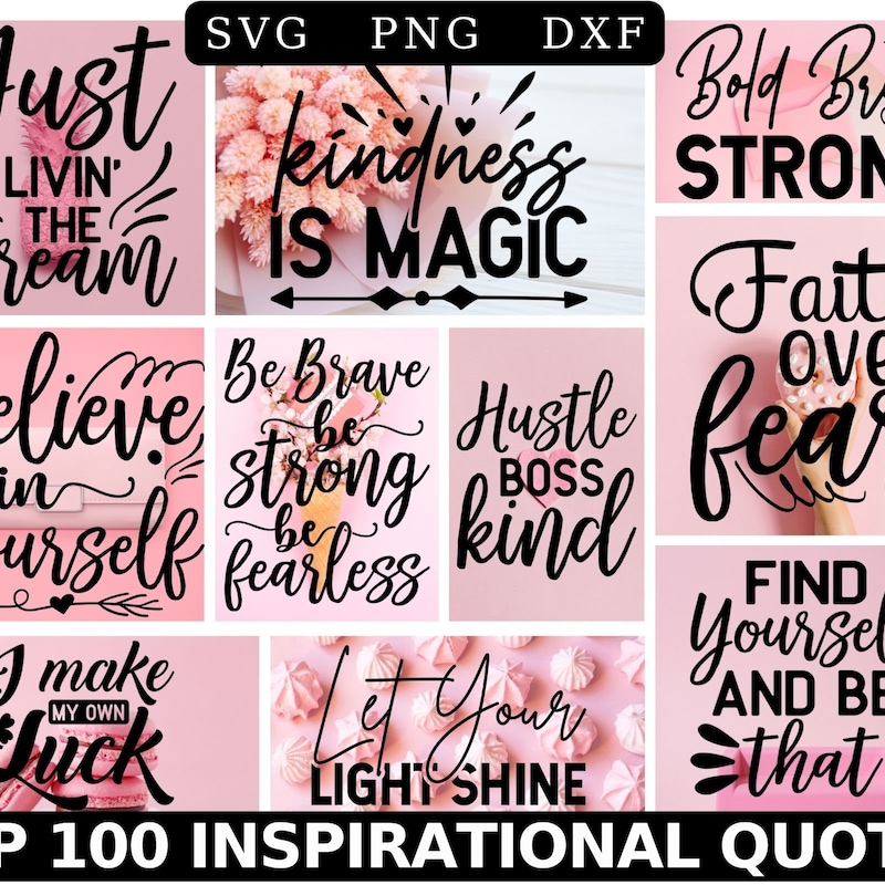 Inspirational Svg - Etsy