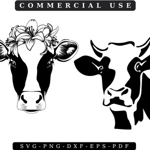 Cow Face Svg,cute Cow Svg,farm Animal Svg,cow Head Svg,farm Svg,heifer ...