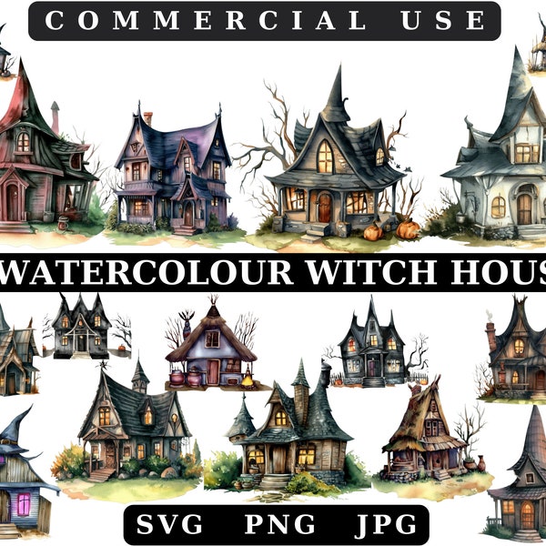 Halloween Watercolor Printable Etsy