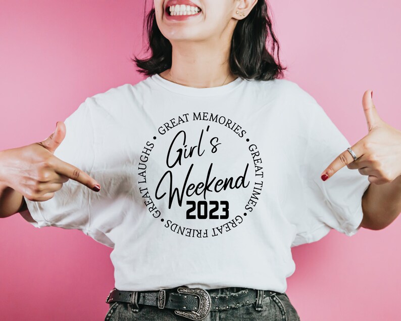 Girls Trip SVG Bundle: Weekend Away Quotes, Matching Shirts (digital ...