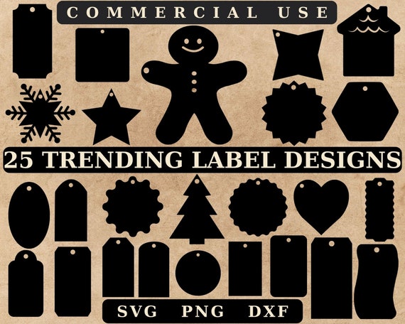 FRAMES SVG TAGS Svg Label Svg Shapes Svg Frame & Borders - Etsy