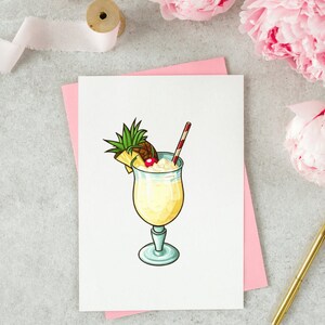 Pina Colada Clipart, digitale Png, tropische Cocktails ClipArt ...