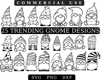 Gnome Bundle SVG Gnome Svg Gnomes Svg Gnomes Cut File Cute Gnomes Svg ...