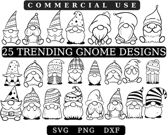 Gnome Bundle SVG Gnome Svg Gnomes Svg Gnomes Cut File Cute - Etsy
