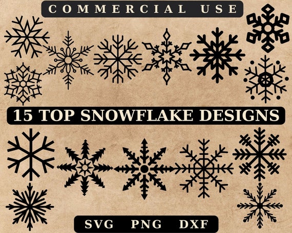 SNOWFLAKE SVG CUTFILE Snow Flake Svg Cut File Christmas - Etsy