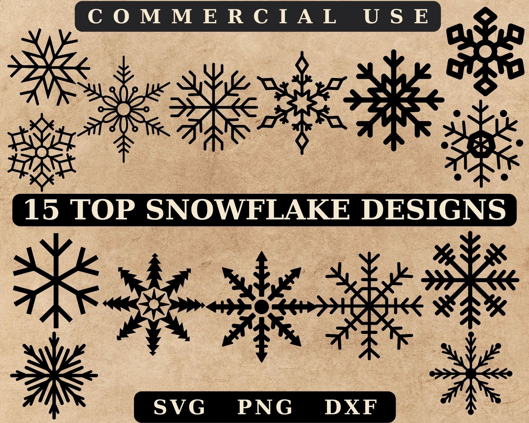 SNOWFLAKE SVG CUTFILE Snow Flake Svg Cut File Christmas - Etsy