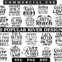 River Scene Svg / Landscape Svg Wood / River Svg File / Mountain and ...