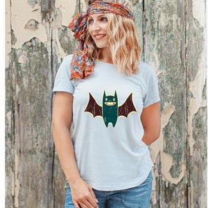 Watercolor Bats Clipart, Retro Groovy Cute, Spooky Bat,halloween Decor ...