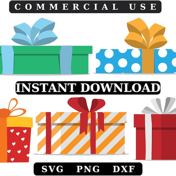 Presents Svg - Etsy
