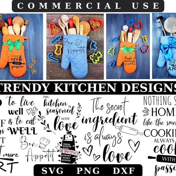 Oven Mitt Svg - Etsy