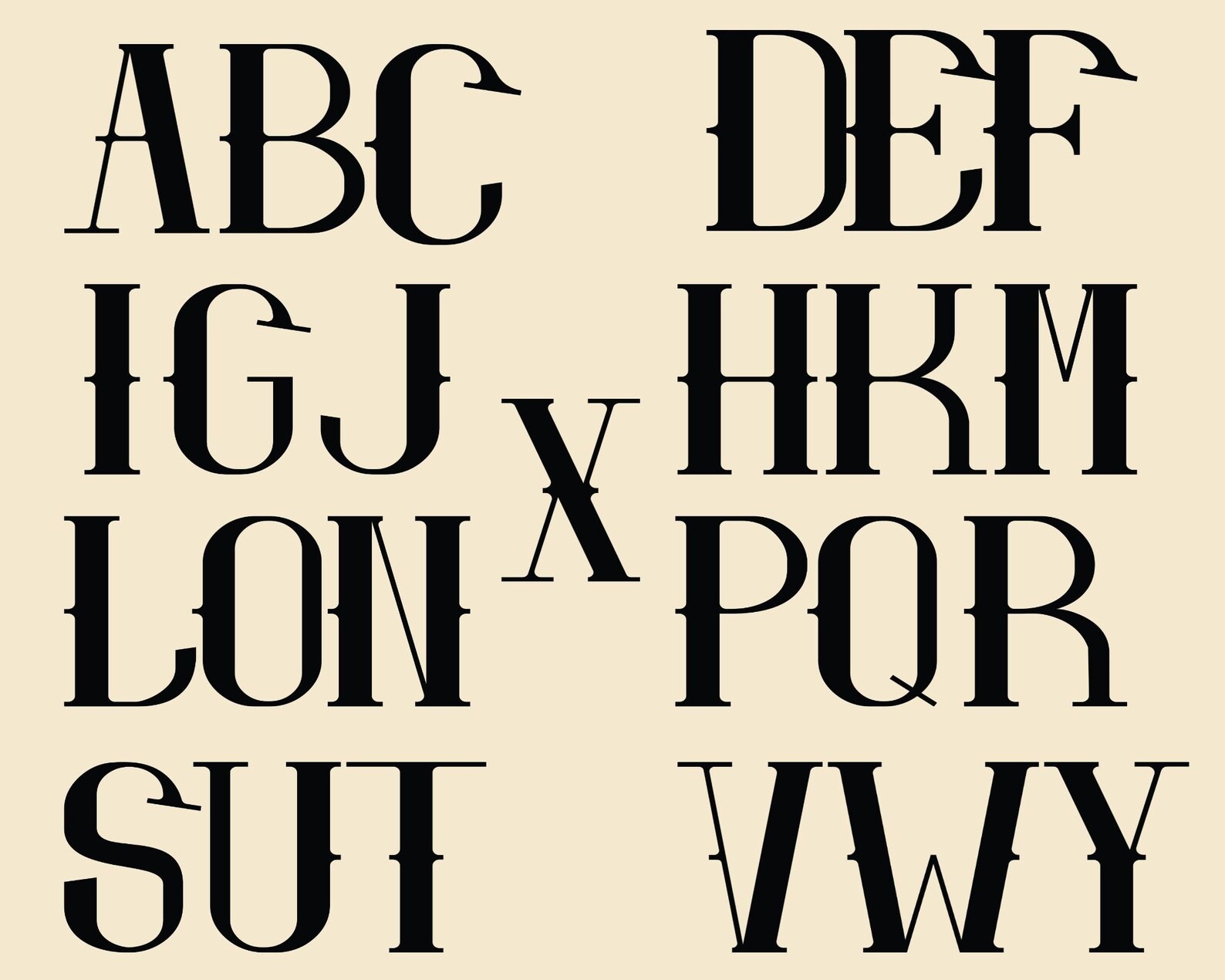 Monogram Font SVG PNG DXF Gold Monogram Svg Split Monogram - Etsy