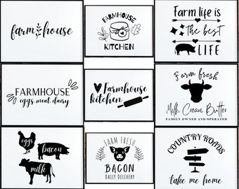 Farm Svg Bundle, Farmhouse Svg Bundle, Farm Life Svg, Farm Svg Designs ...