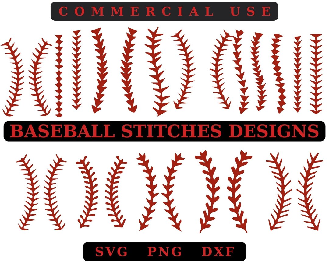 Paquete SVG de puntadas de béisbol: fuente de sóftbol, diseño para mamá ...
