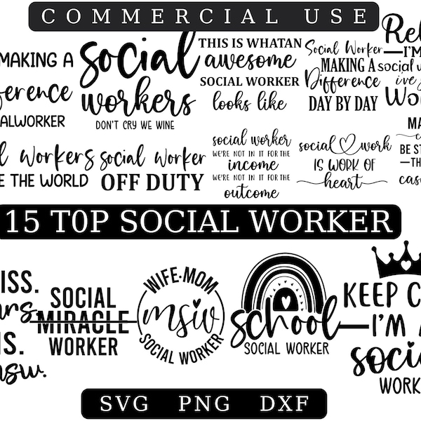 Social Worker Svg - Etsy