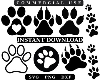 Paw SVG, Dog Paw Svg, Cat Paw Svg, Pet Paw Svg, Animal Paw Svg ...