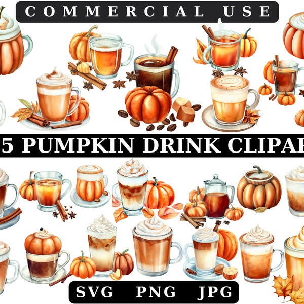 Fall Clipart for Commercial Use - Etsy