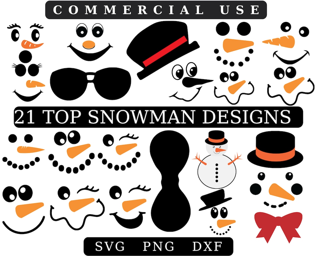 Snowman Face Svg, Snowman Svg,frosty the Snowman Svg, Snowman Shirt Svg ...