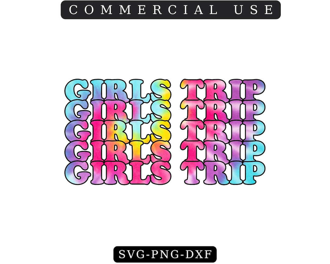 Girls Trip Sublimation Designs Bundle, 6 Designs, Girls Trip PNG, Girls ...