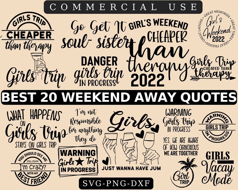 GIRLS WEEKEND SVG Girls Trip Shirts Svg Girls Trip Svg - Etsy