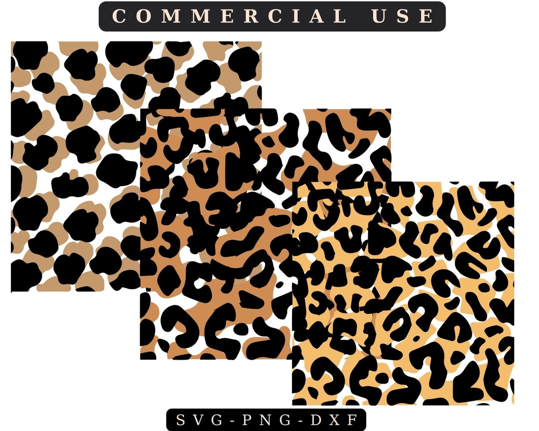 Leopard Print Svgs, Leopard SVG, Leopard Texture Svgs, Cheetah Print ...