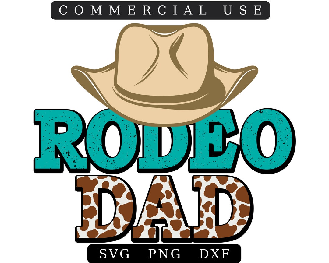 Retro Rodeo Dad Design: Western Shirt SVG PNG DXF (digital Download) - Etsy