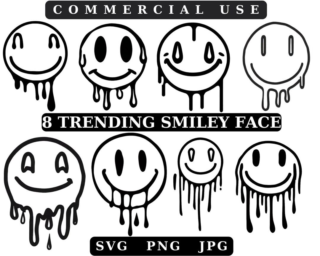 Smiley svg, Smiley png, Smiley face svg, Smiley face png, Retro Face ...