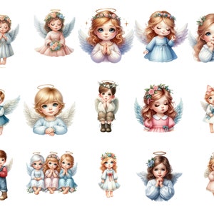 Child Angels Clipart Png Files Cute Angels Illustration Angel Art ...