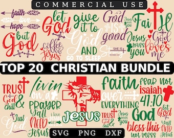 Christian Bundle SVG, Scripture Bundle, Instant Download, Bible Verse ...