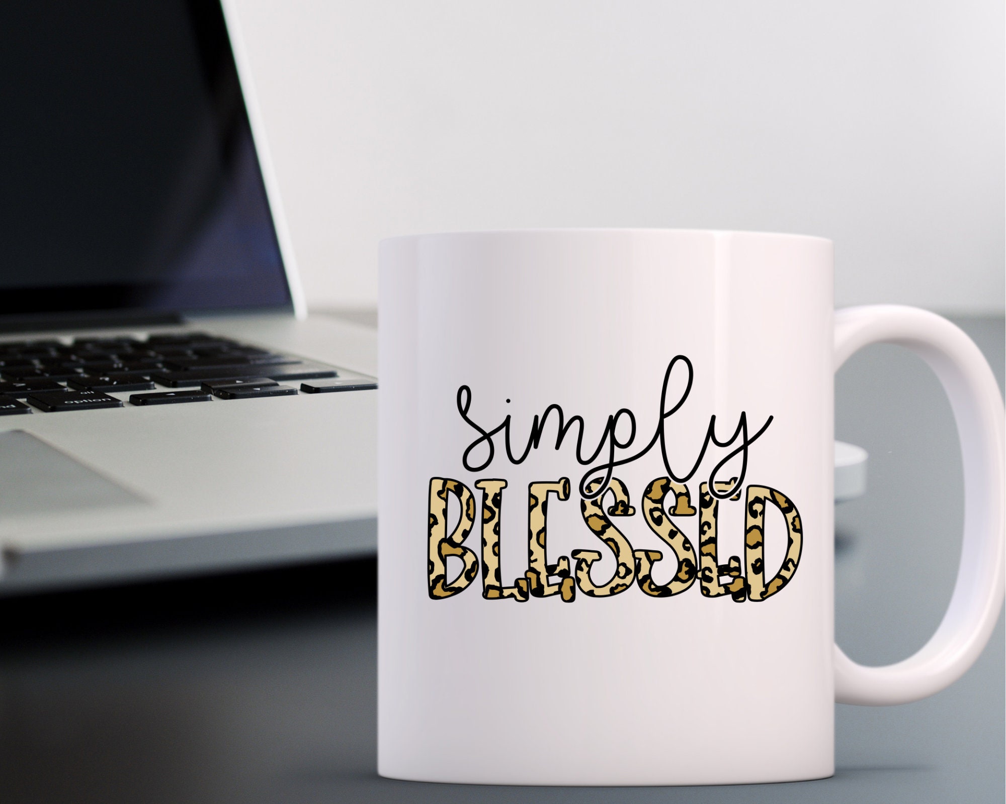 SIMPLY BLESSED SUBLIMATION Design for Shirt Blessed Leopard - Etsy