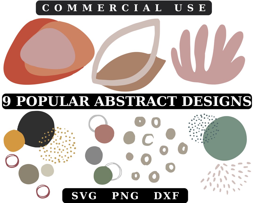 ABSTRACT SVG, BOHO Svg,abstract Art Svg,trendy Svg,svg Bundle,abstract ...