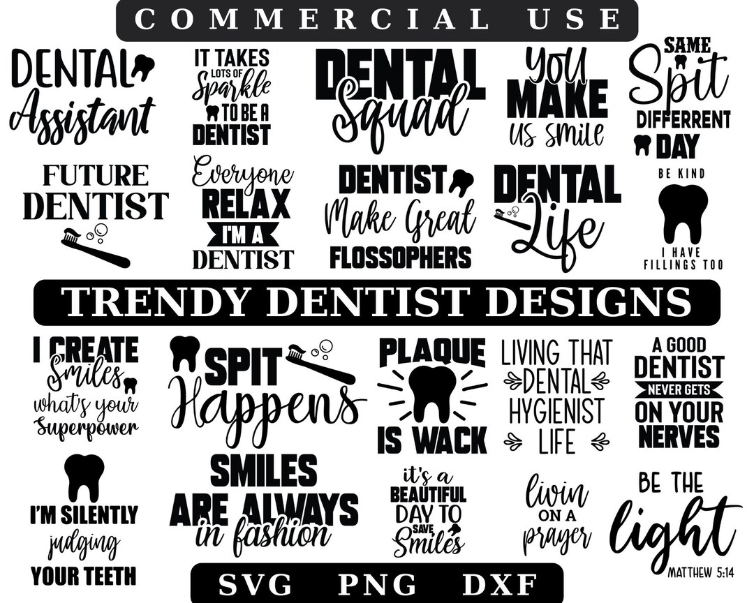 Dentist Svg,dental Bundle,dentist Shirt Svg,gift for Dentist,dentist ...
