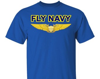 Fly Navy Shirt - Etsy