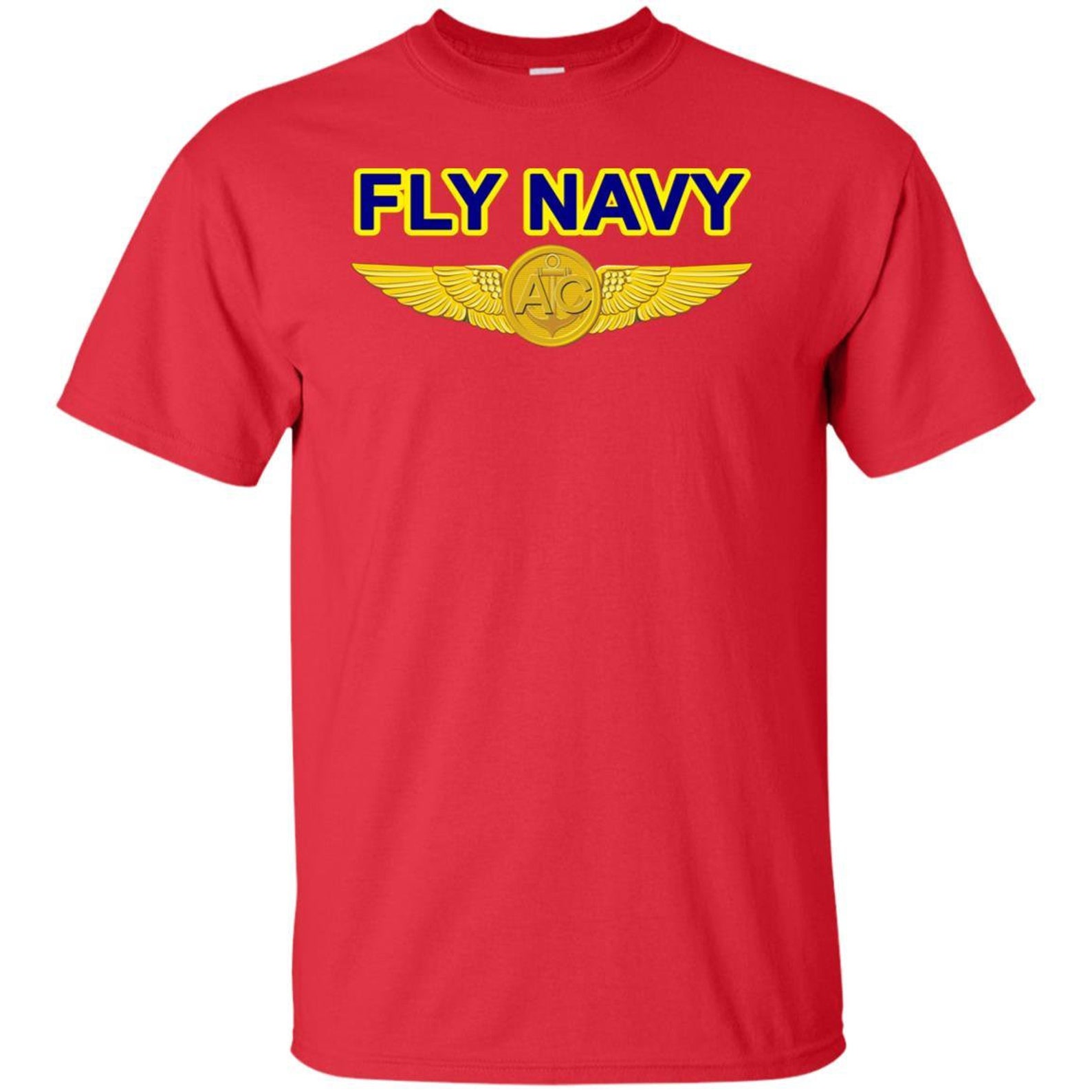 Fly Navy Aircrew Tall Ultra Cotton T-shirt - Etsy