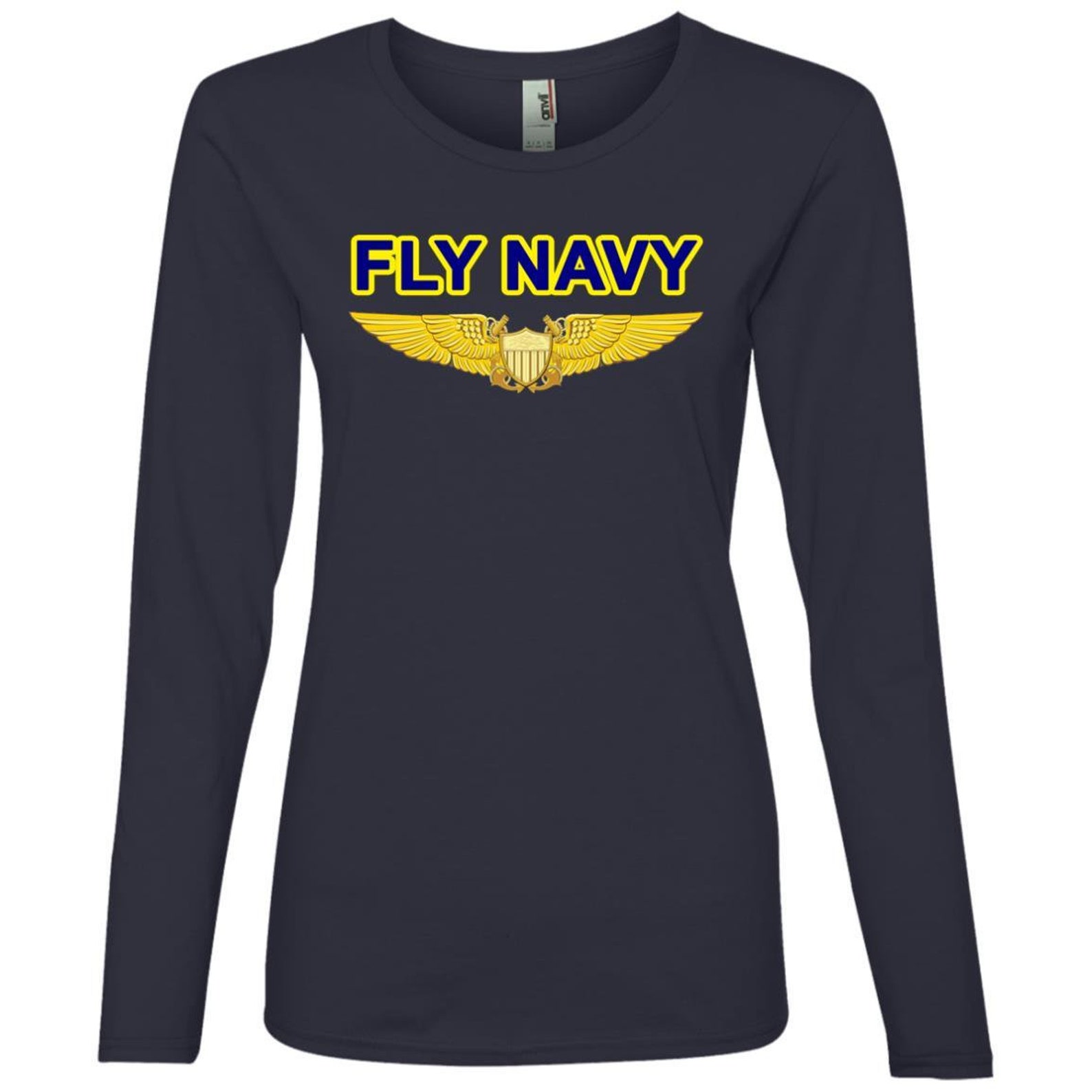 Fly Navy NFO Ladies' LS T-Shirt - Etsy France