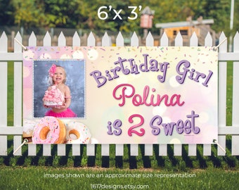 Two Year Old Birthday Banner - Etsy
