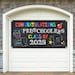 Preschool Graduation Banner Class of 2025 Chalkboard Custom ...