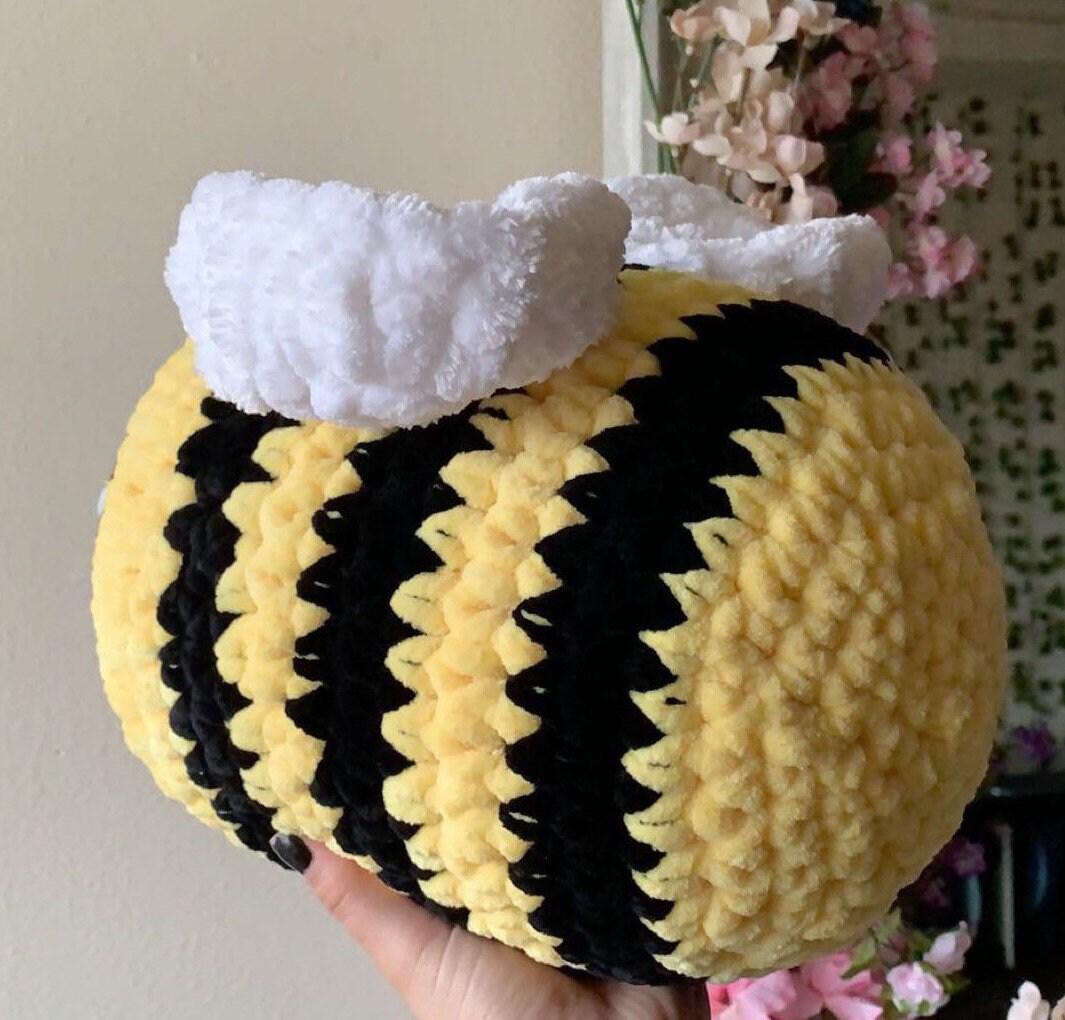 Giant Bee Pillow Plush - Etsy