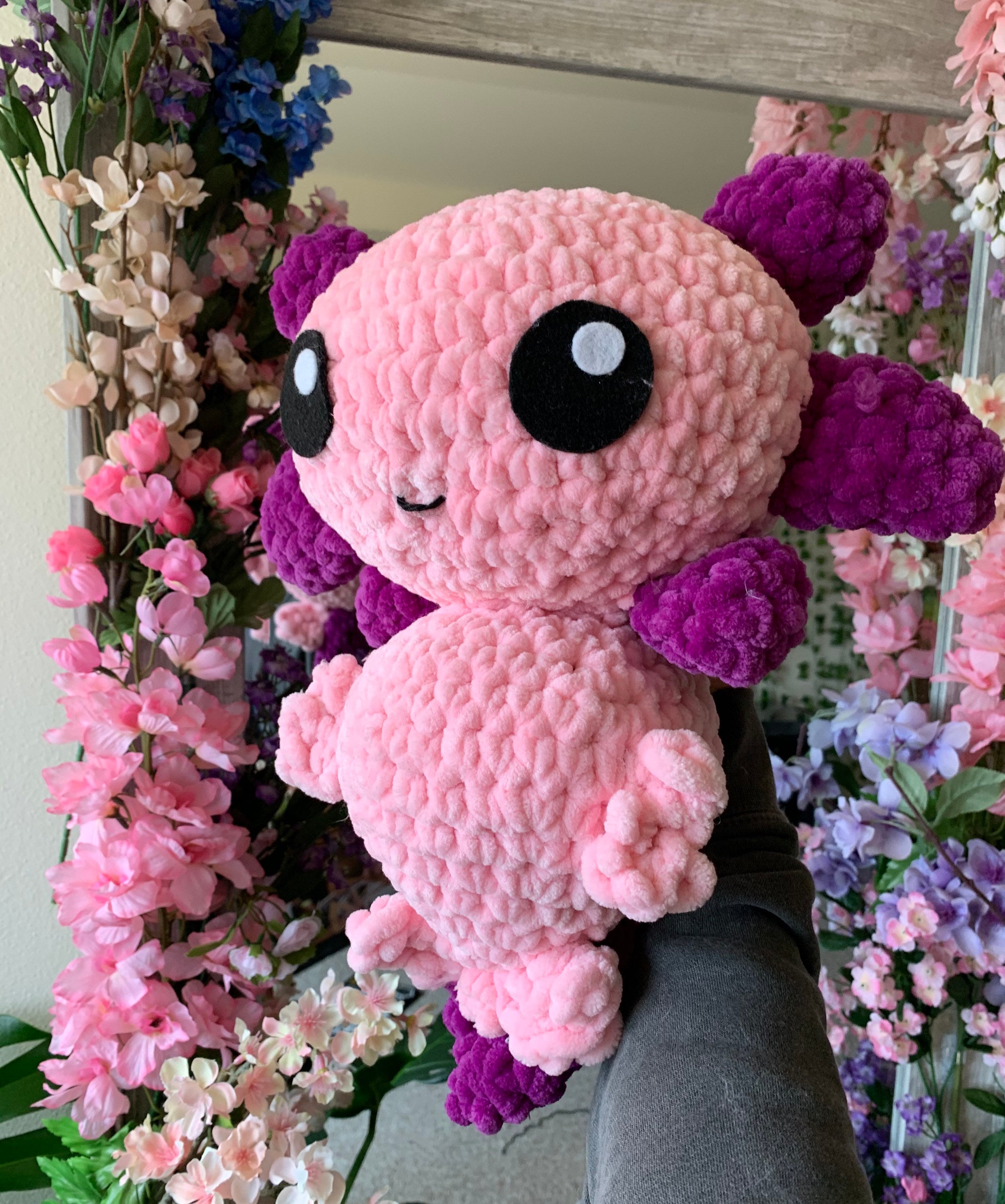 Giant Axolotl Plush - Etsy