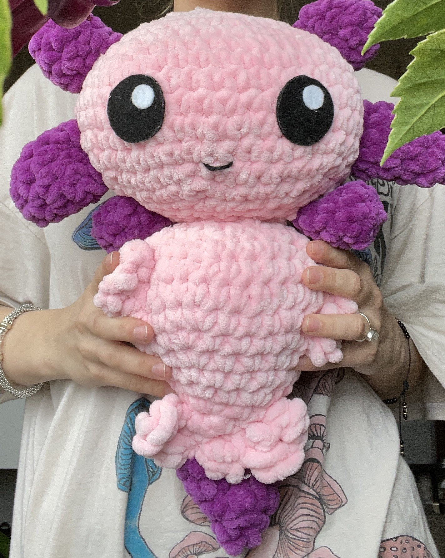 Giant Axolotl Plush - Etsy